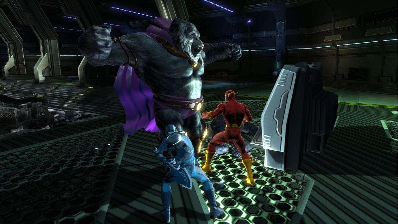 The Flash Beats Down Gorilla Grodd in New DC Univese Online Screens