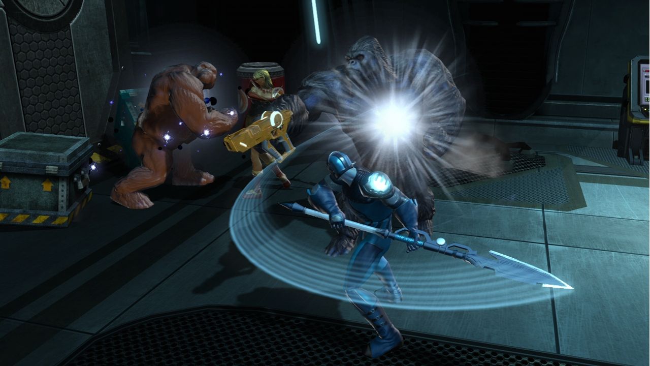 The Flash Beats Down Gorilla Grodd in New DC Univese Online Screens