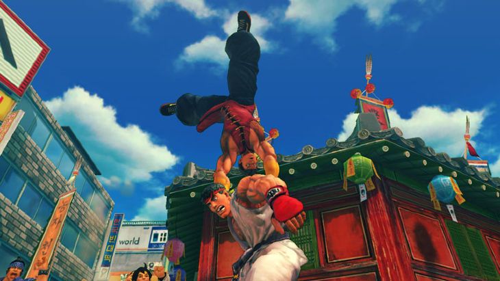 New Super Street Fighter IV Yun and Yang Screens + Art