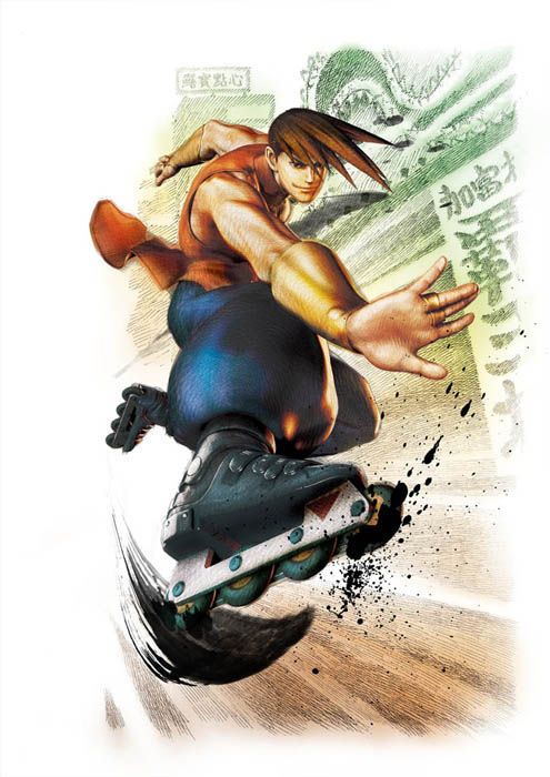 New Super Street Fighter IV Yun and Yang Screens + Art