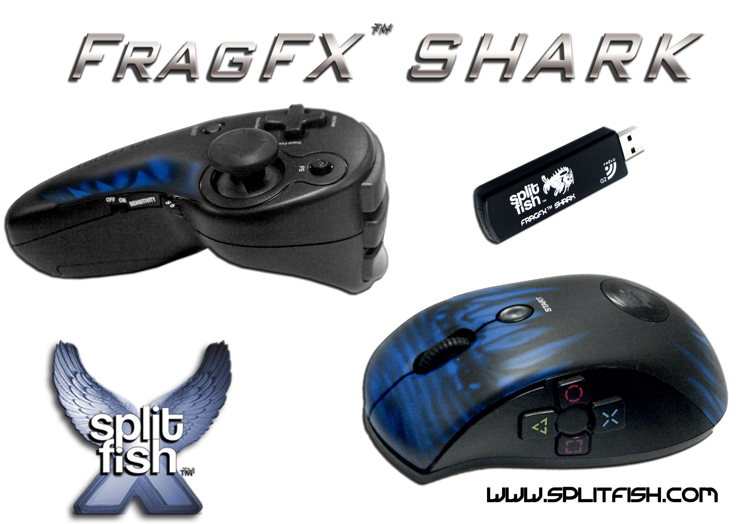 Splitfish Releases New Screenshots for the FRAGFX Shark