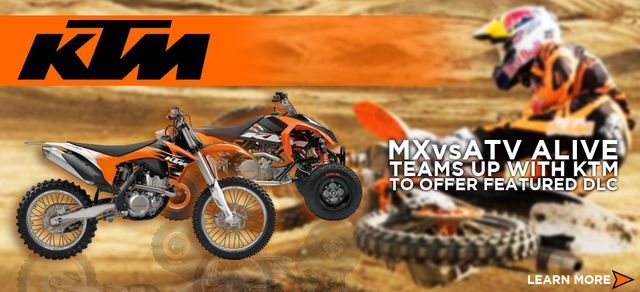 MX vs. ATV Alive Now Has KTM Bikes/ATVs As Planned DLC