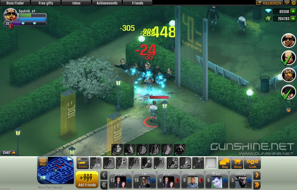 Gunshine.net Brings Real-time MMORPG Action to Facebook