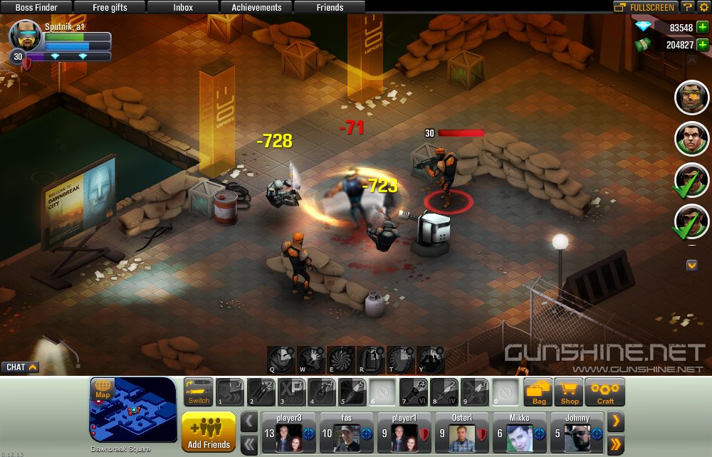 Gunshine.net Brings Real-time MMORPG Action to Facebook