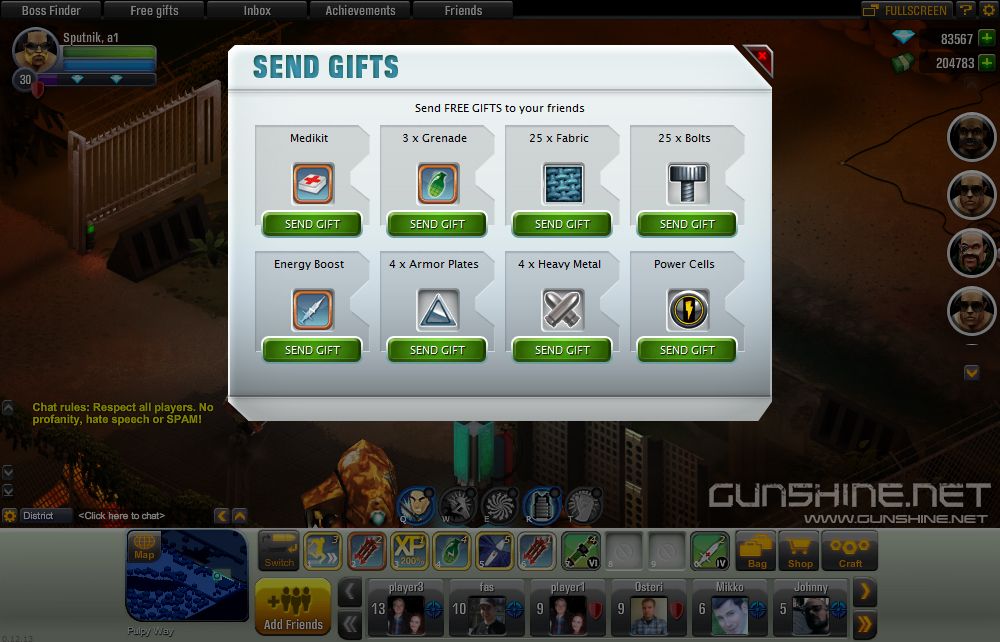 Gunshine.net Brings Real-time MMORPG Action to Facebook