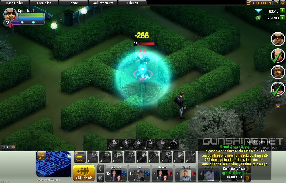 Gunshine.net Brings Real-time MMORPG Action to Facebook