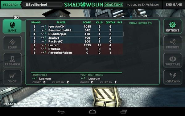 Preview: SHADOWGUN: DeadZone Beta