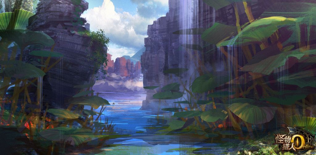 New Monster Hunter Online Artwork Shows Beautiful Environments