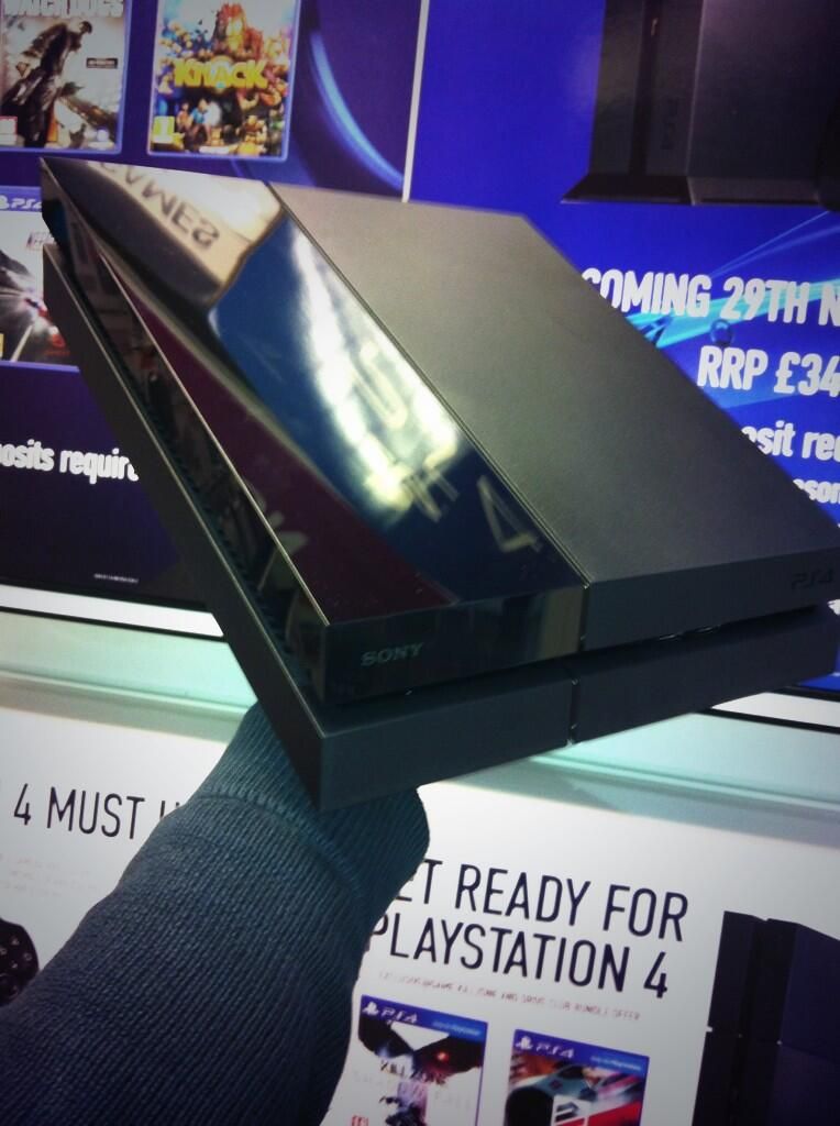 Dummy PS4 Units Delivered to GAME Stores, Close-up Picture of the Port ...
