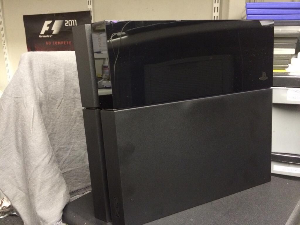 Dummy PS4 Units Delivered to GAME Stores, Close-up Picture of the Port ...