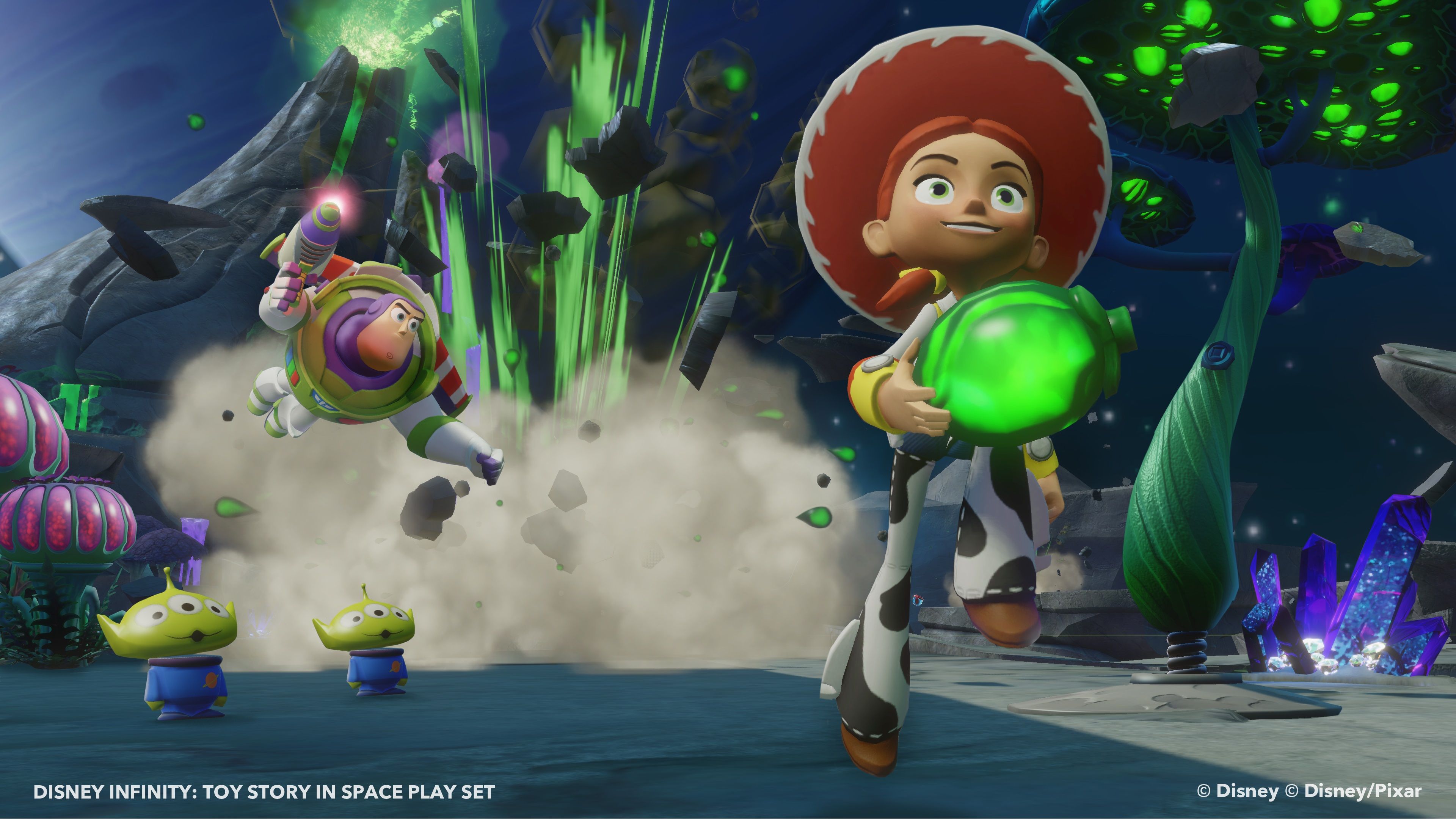 Explore Disney Infinity's Toy Story in Space with These Colorful ...
