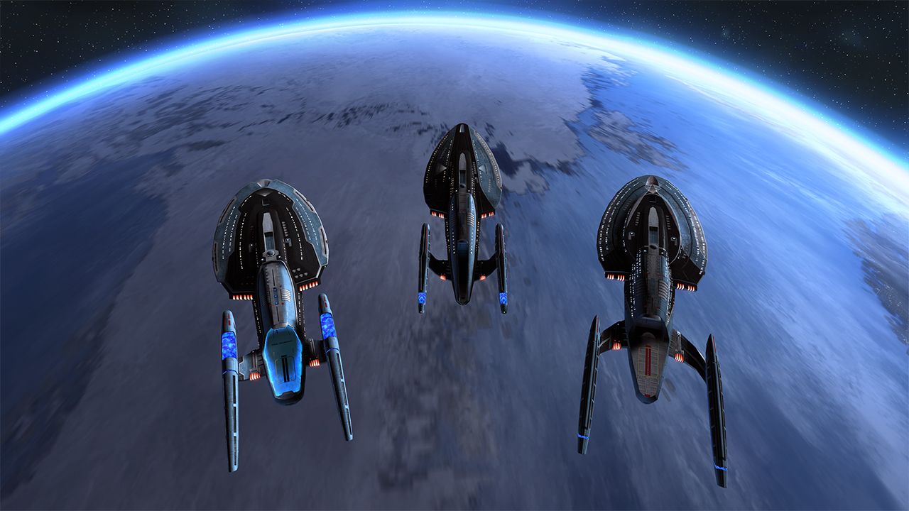Check Out Screenshots of Star Trek Online's Vesta-Class Starship in Action