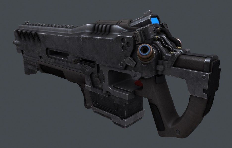 Naughty Dog Designer Shows Fantastic 3D Rendered Rifle...From StarCraft