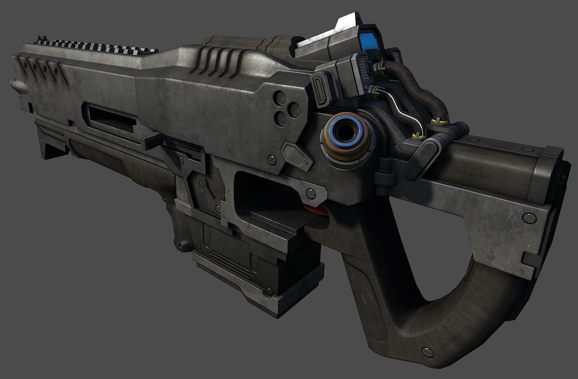 Naughty Dog Designer Shows Fantastic 3D Rendered Rifle...From StarCraft