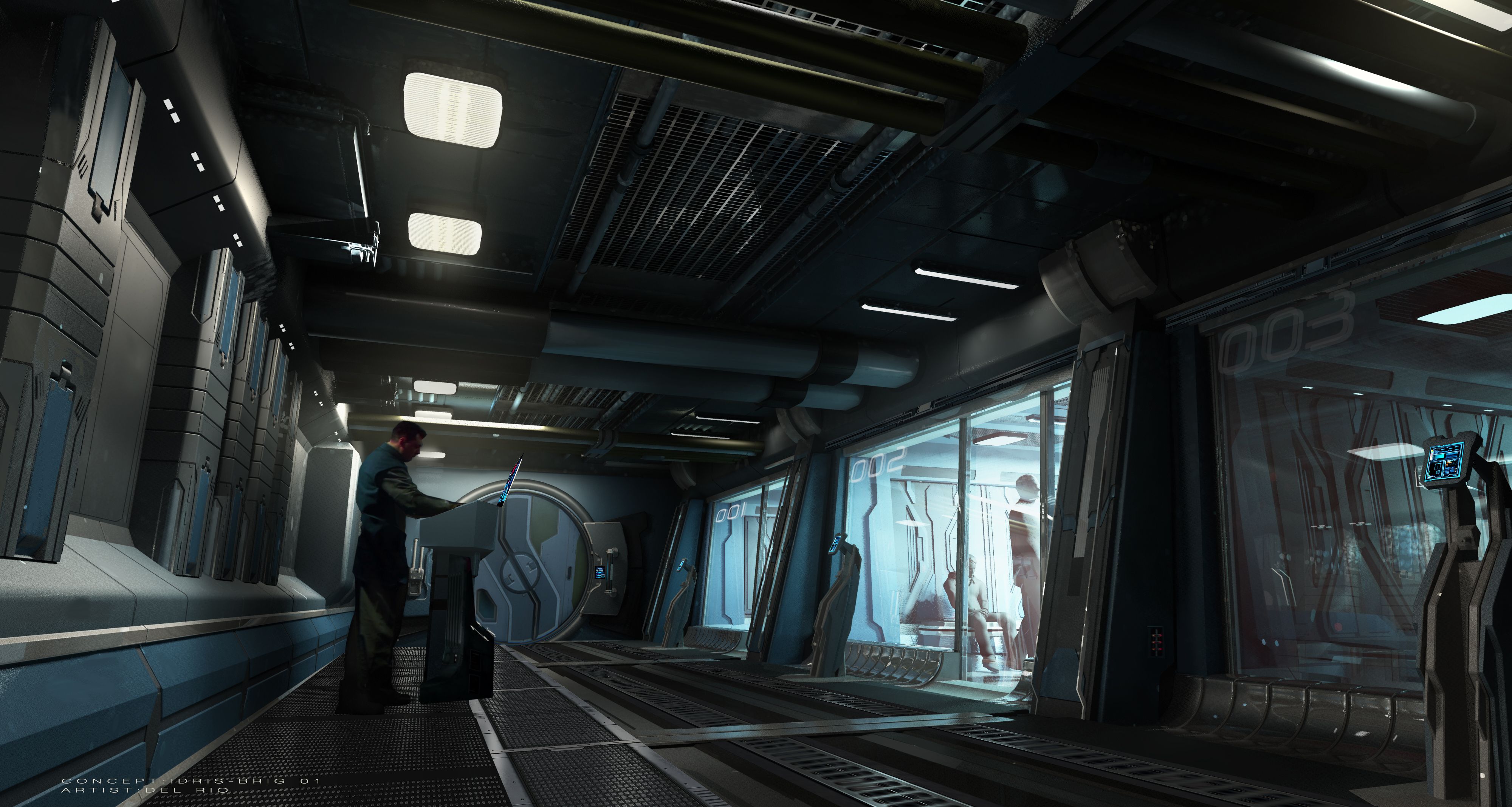 Beautiful Star Citizen Artwork Showcases the New Idris Frigate and the ...