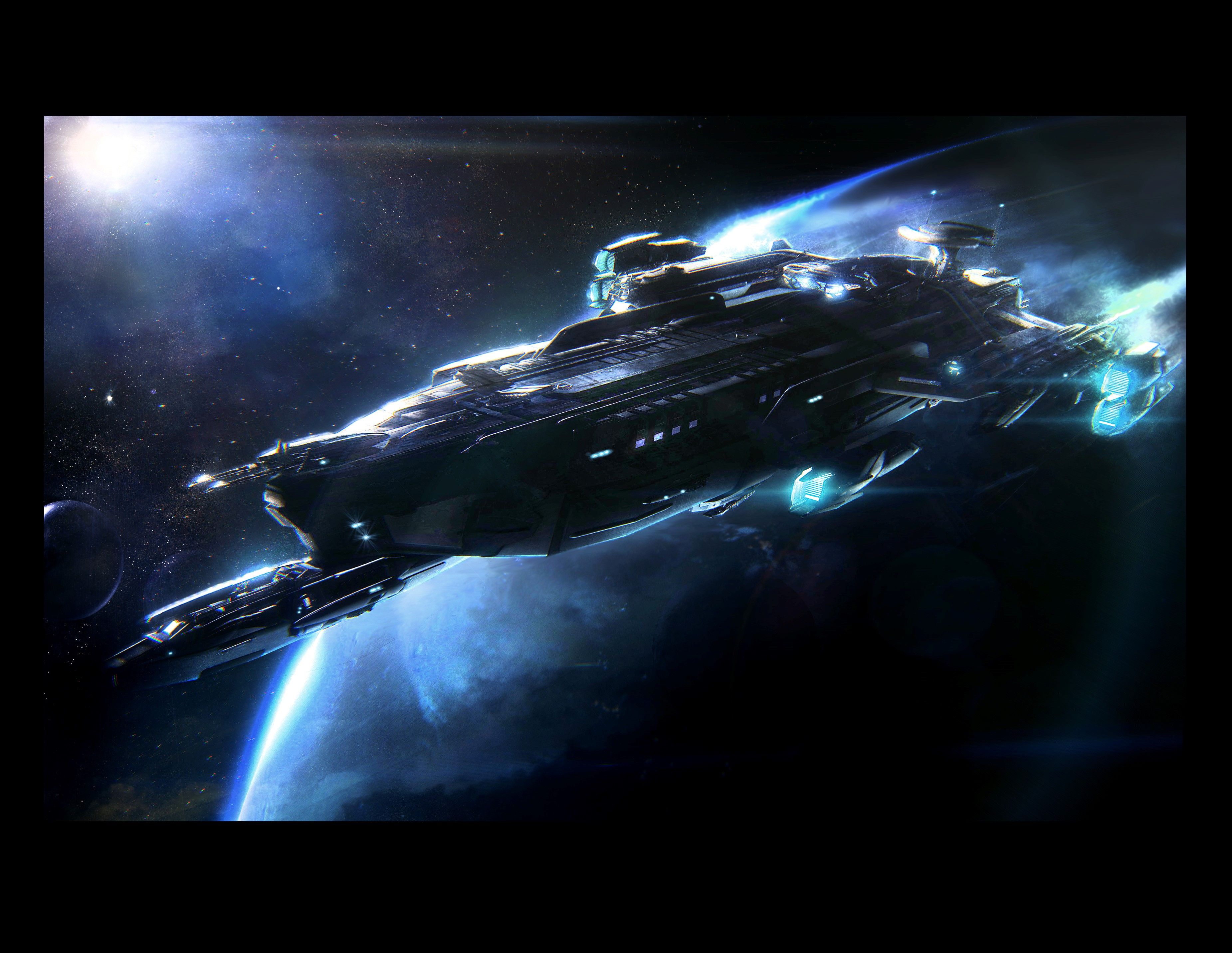 Beautiful Star Citizen Artwork Showcases the New Idris Frigate and the ...
