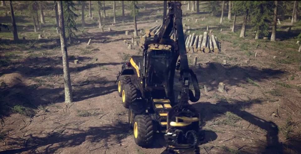 Farming Simulator 15 Introduces You to Tree Cutting