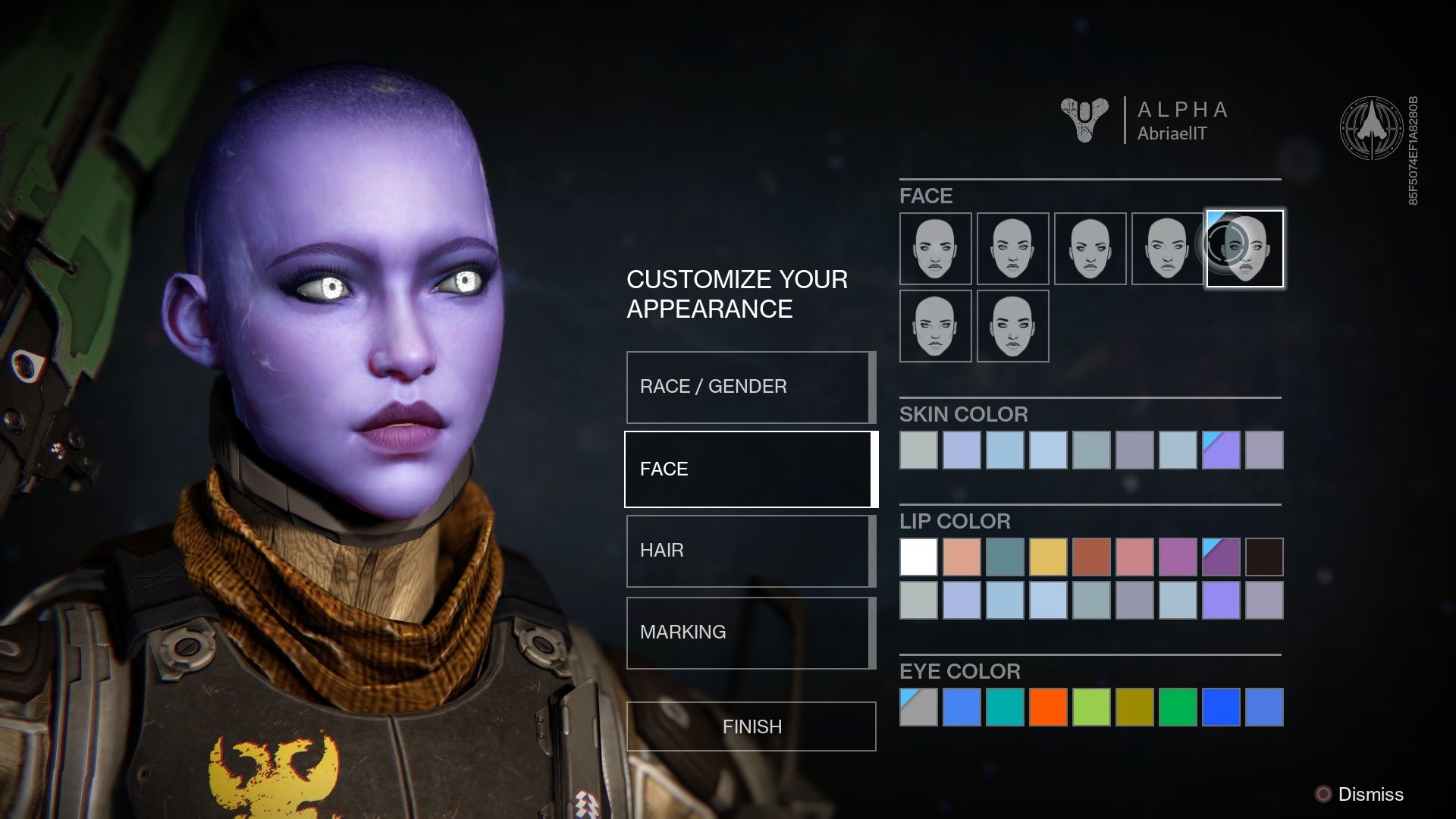 179 Destiny PS4 Screenshots Show All The Character Customization Options