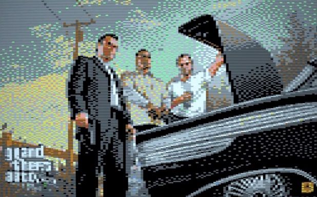 Travel Back in Time with Grand Theft Auto V on the Commodore 64