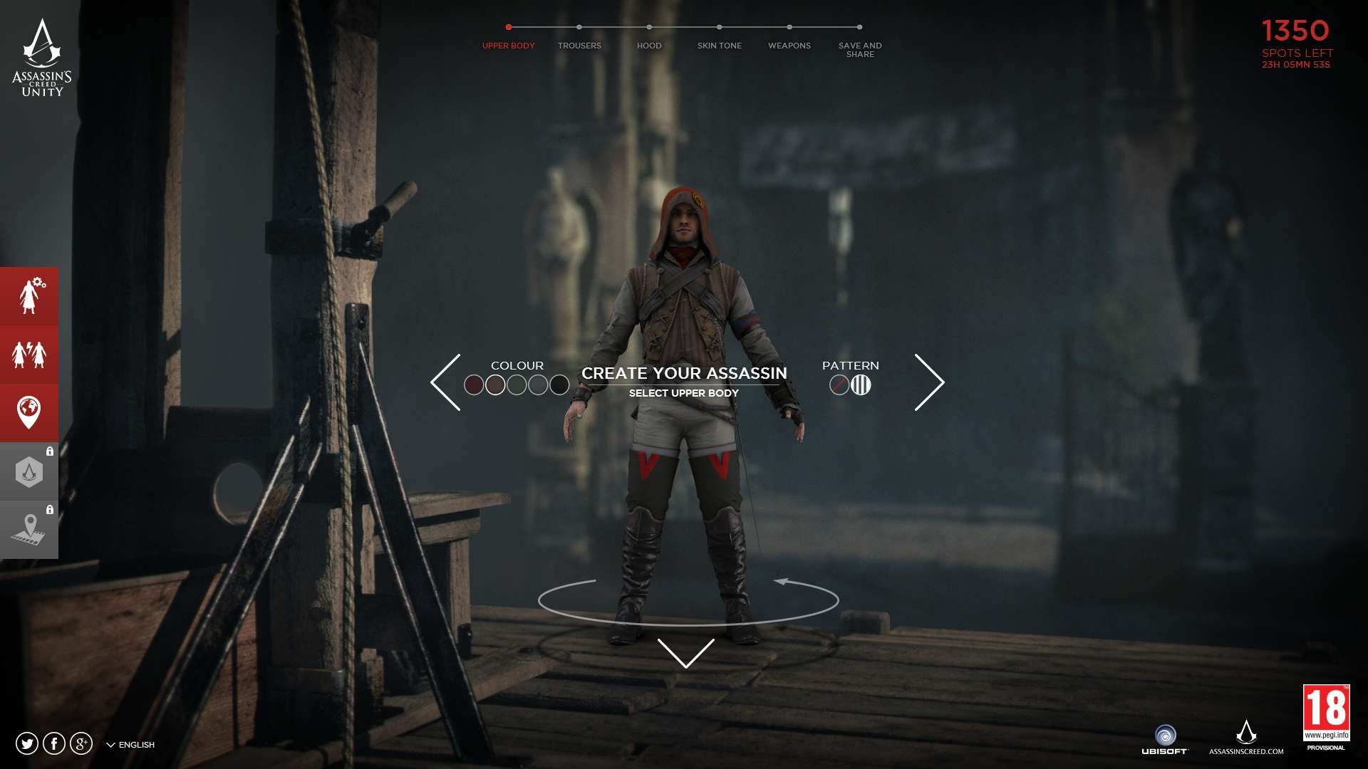 Assassin's Creed Unity Customization Minigame Shows Weapons and Clothes ...