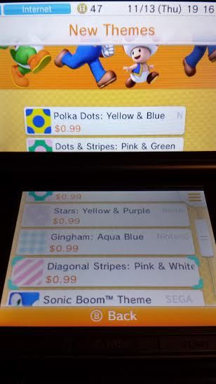 Nintendo Releases New Simple Themes on 3DS For $0.99