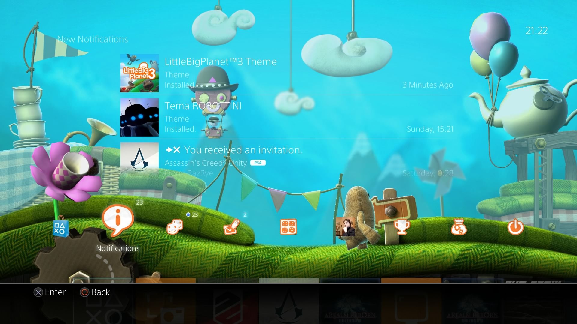New PS4 Dynamic Theme Released with LittleBigPlanet 3; Reveals ...