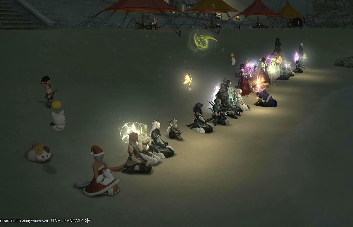Hundreds of Final Fantasy XIV Players Gather Across Servers in Moving ...