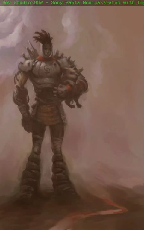 This is What God of War's Kratos (and His Dog) Used to Look Like Before ...