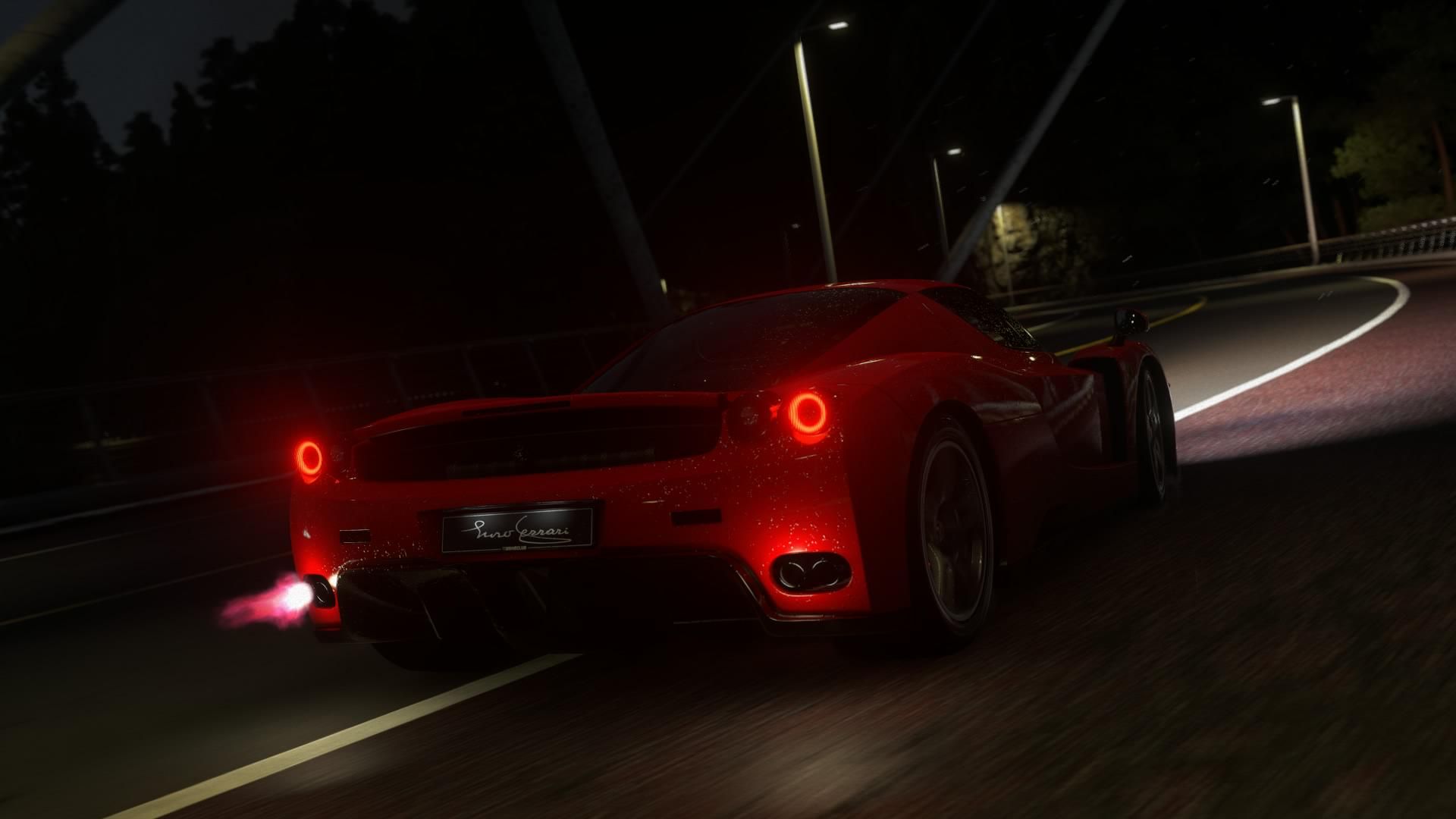 New Driveclub Screenshots Show the Upcoming Enzo Ferrari in all its Red ...