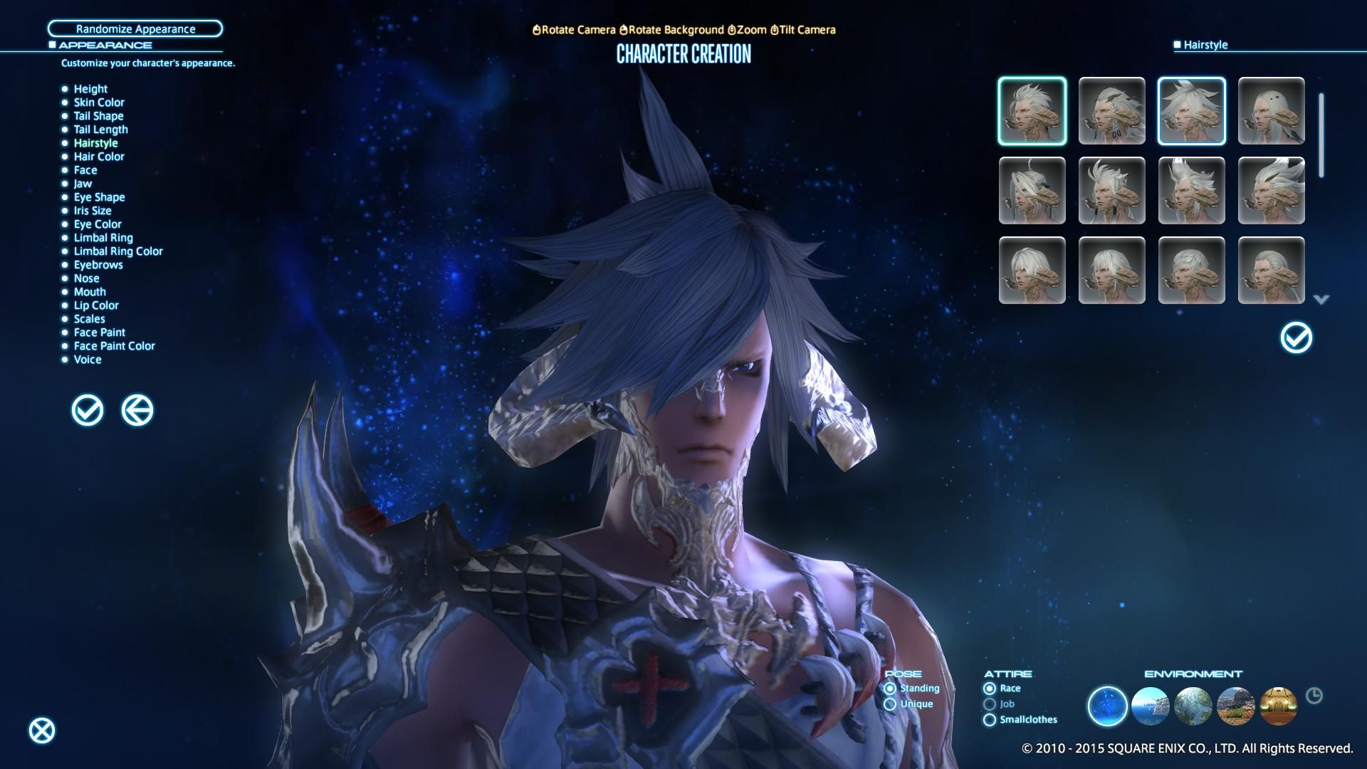 185 Final Fantasy XIV: Heavensward's New Race Character Creation ...