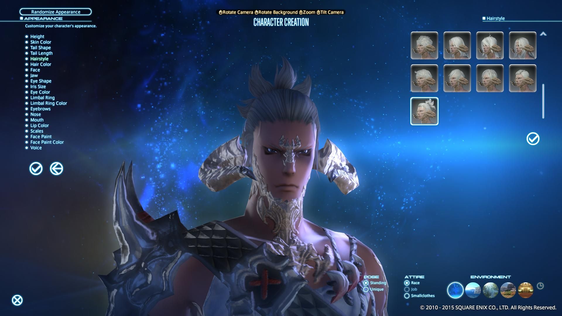185 Final Fantasy XIV: Heavensward's New Race Character Creation ...