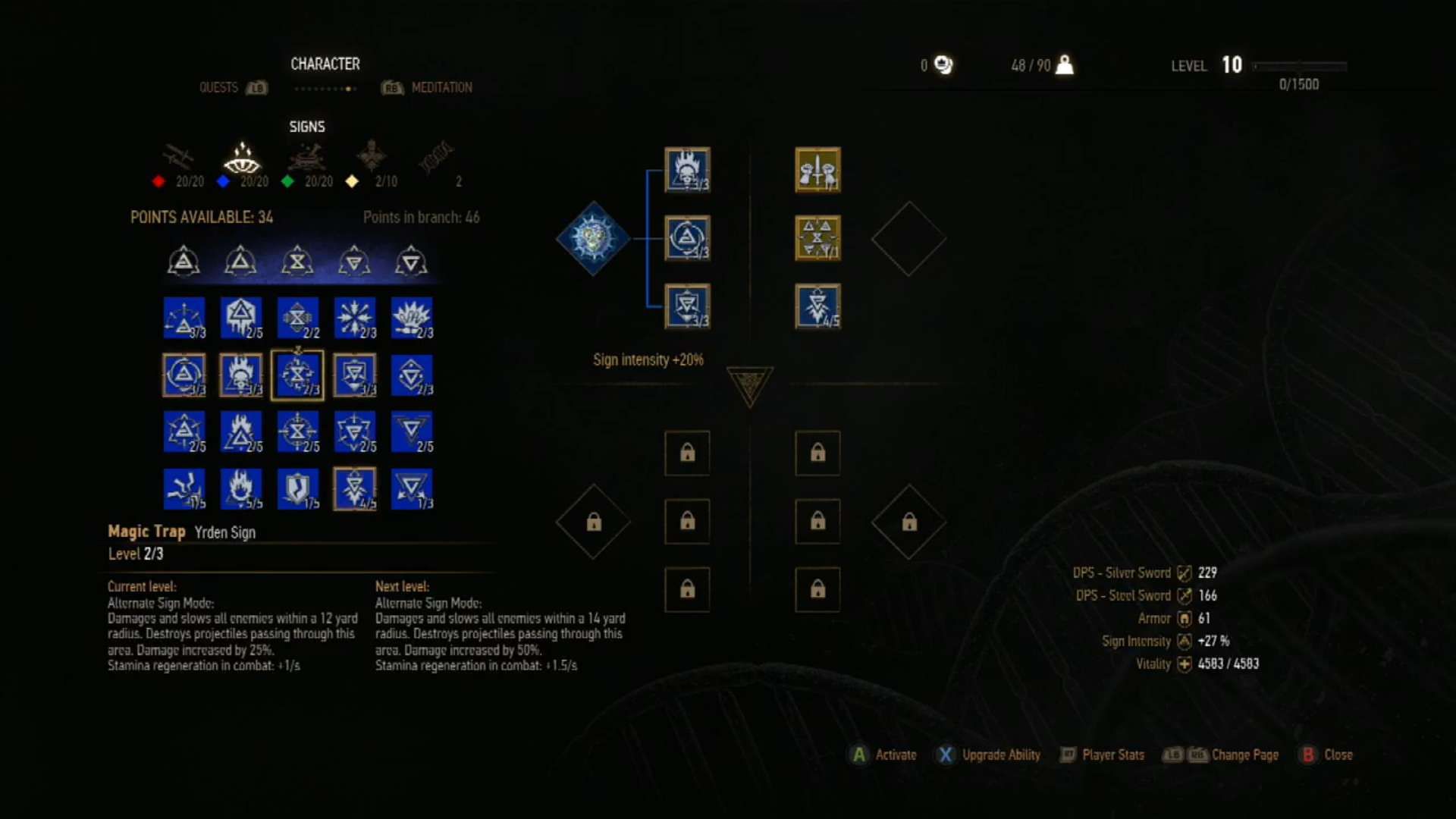 Check Out The Witcher 3's Menus, Skills, Equipment, Horse Equipment and ...