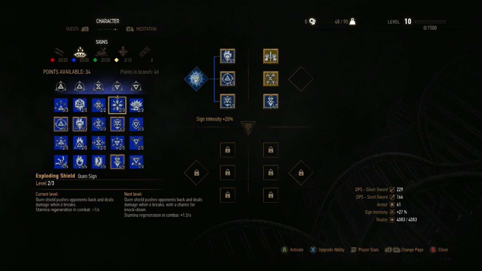 Check Out The Witcher 3's Menus, Skills, Equipment, Horse Equipment and ...
