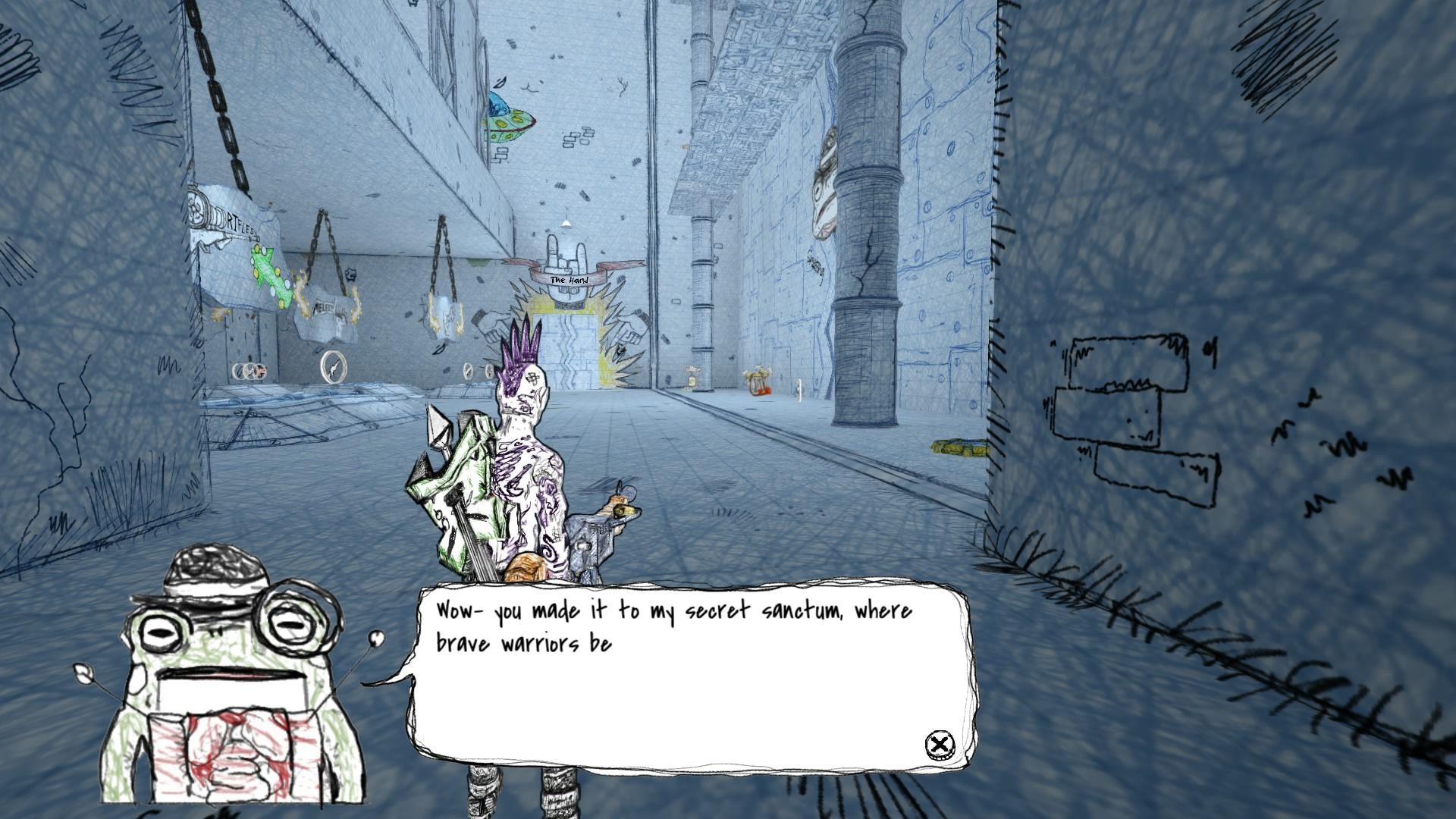 Check Out PS4 Exclusive Drawn to Death's Wacky and Lovely Graphics in ...