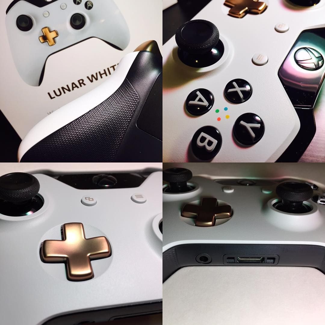 Xbox One's Beautiful Lunar White Controller: Get a Better Look with ...