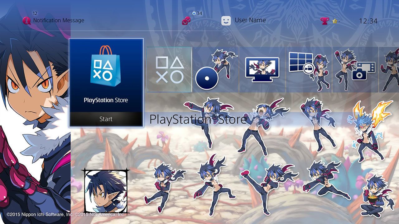 PS4 Gets 10 Colorful Disgaea 5 Themes on the North American PSN ...
