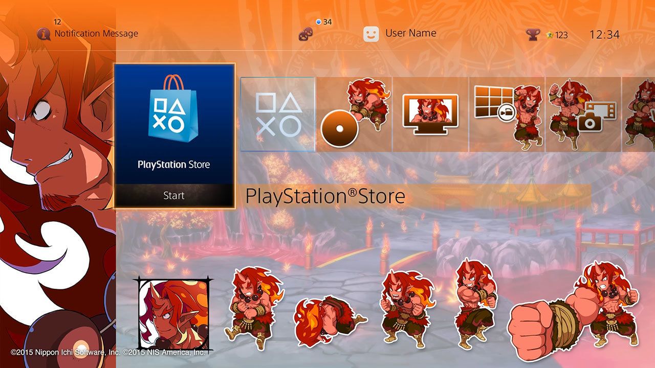PS4 Gets 10 Colorful Disgaea 5 Themes on the North American PSN ...