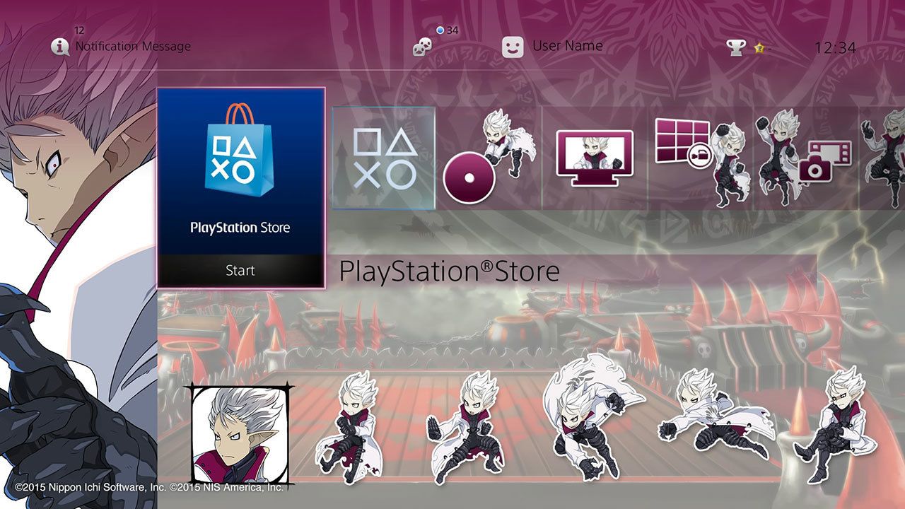 PS4 Gets 10 Colorful Disgaea 5 Themes on the North American PSN ...