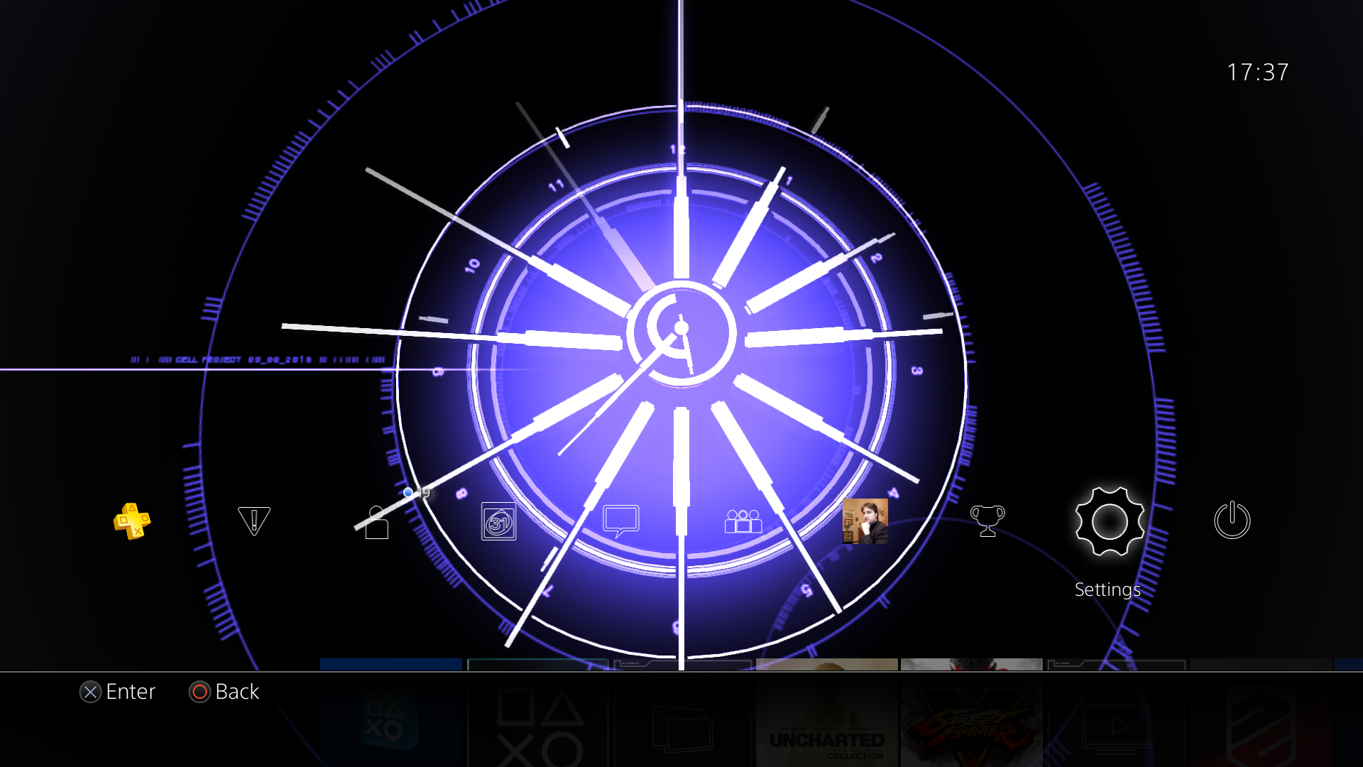 Awesome PS4 Theme Puts Color-Changing Dynamic Clock on your Dashboard ...