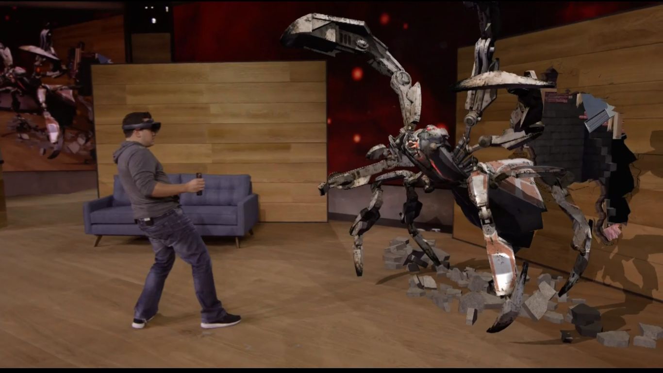 See Microsoft HoloLens' Mixed Reality "Game" Project X-Ray In Action ...