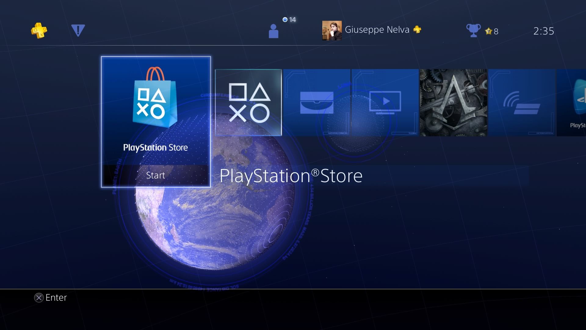 PS4 Gets Awesome Themes Showing Earth from Space with Real-Time ...