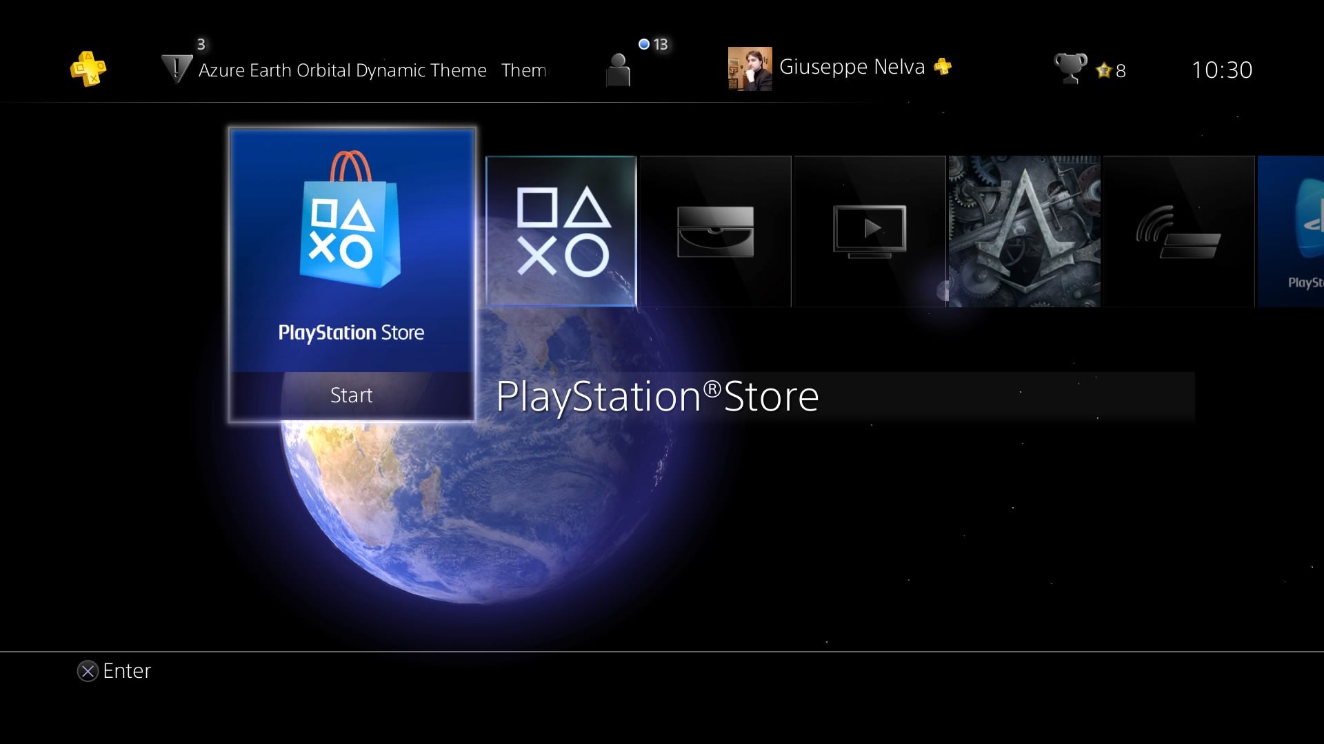 PS4 Gets Awesome Themes Showing Earth from Space with Real-Time ...
