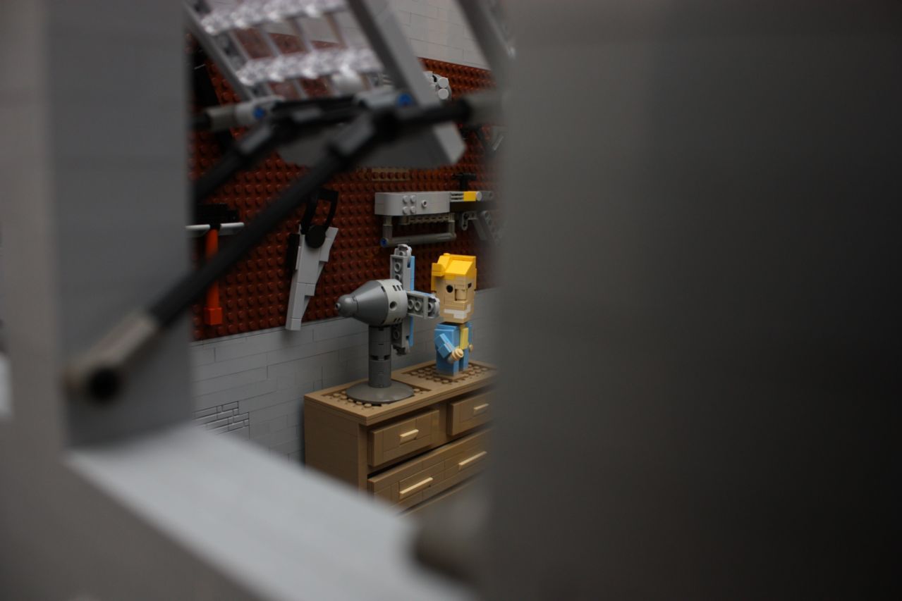 Watch Fallout 4's Iconic Power Armor Garage Recreated with 20,000 LEGO ...