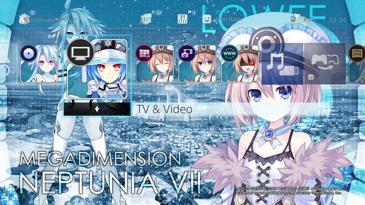 Megadimension Neptunia VII PS4 Themes Are the Closest Thing to an Xbox ...
