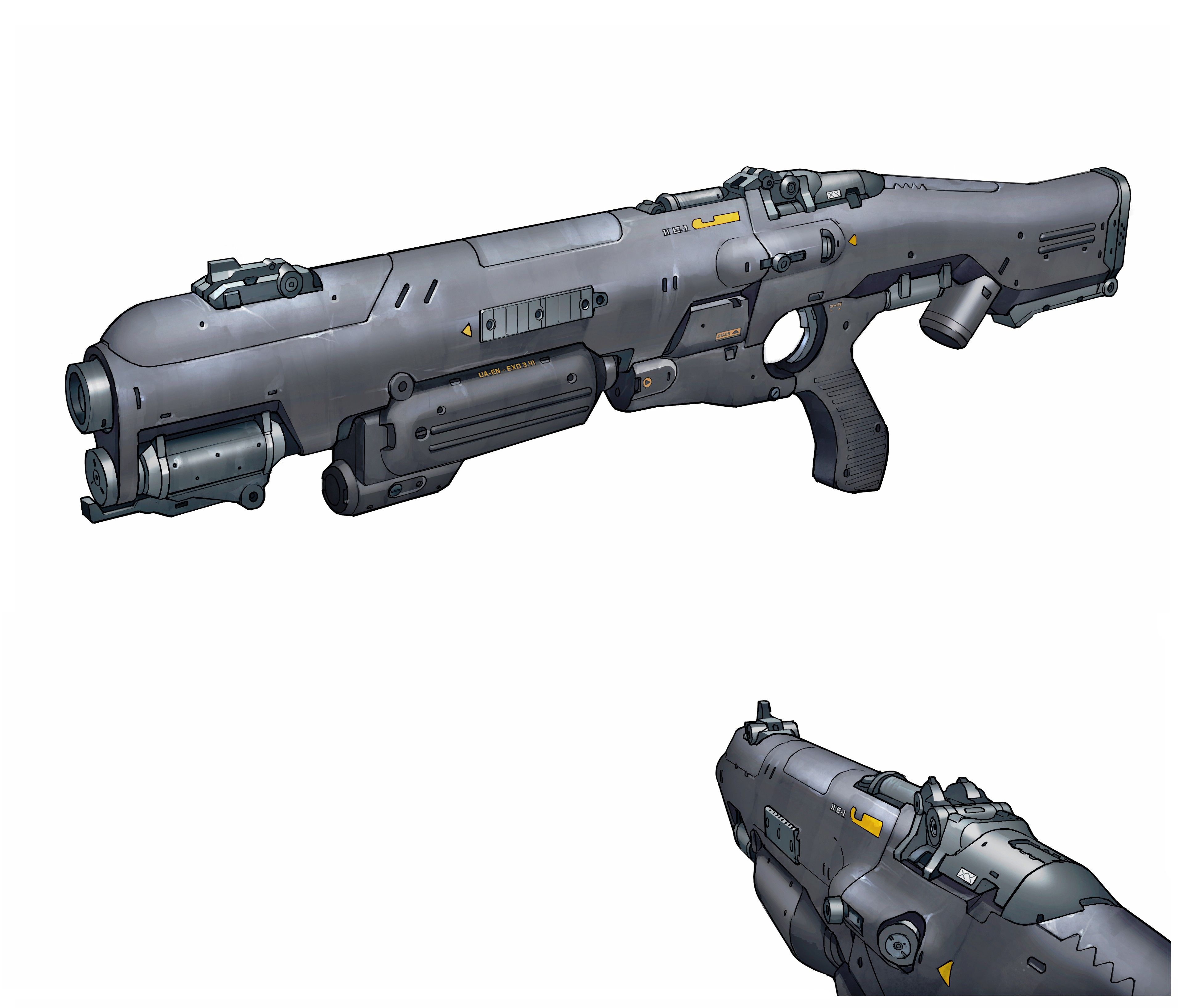 New Doom Artwork And Renders Showcases its Mighty Weapons of Destruction