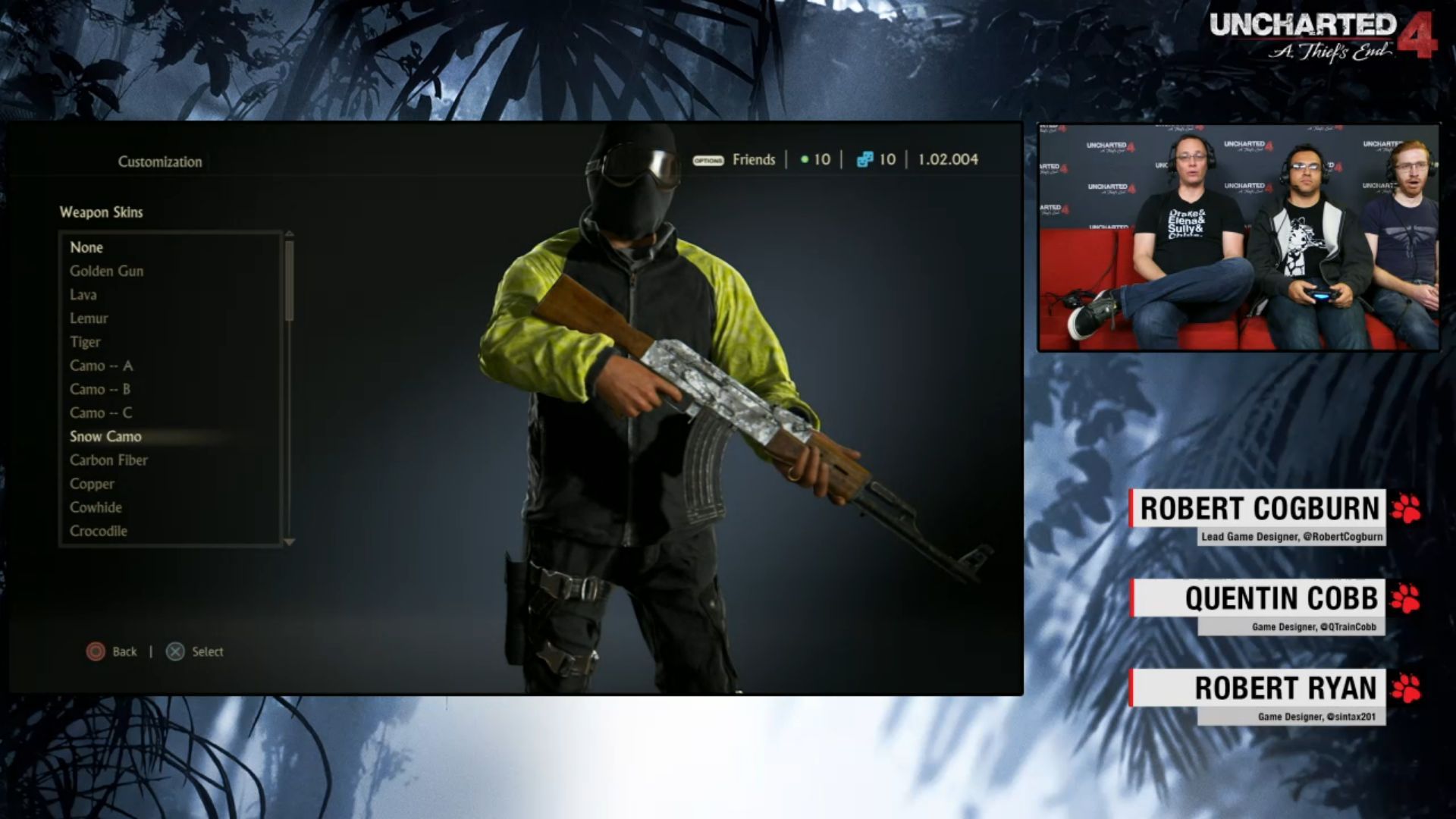 Uncharted 4: A Thief's End Control Schemes, Customization, Taunts ...