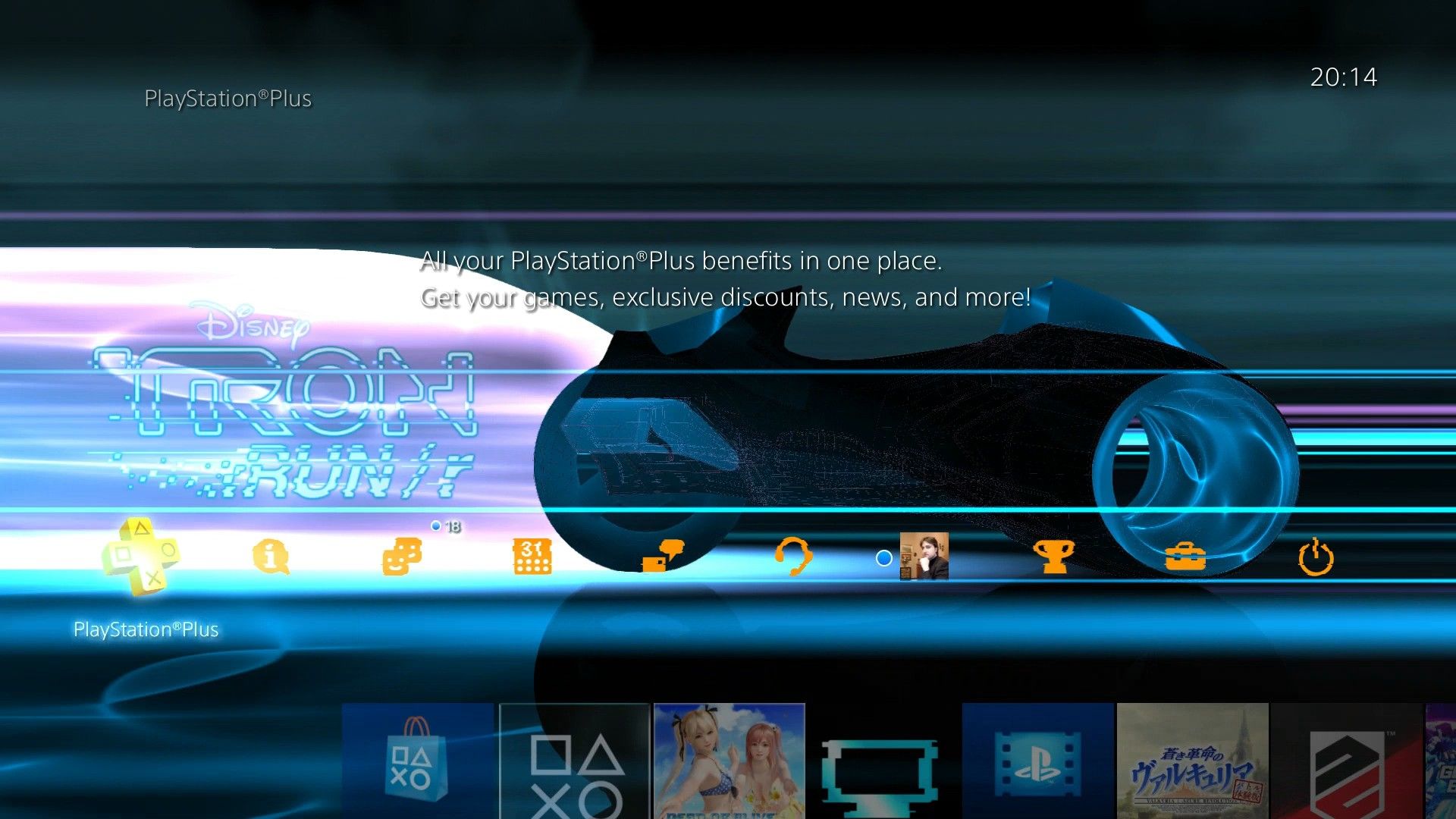 PlayStation Plus Members Get Free Tron PS4 Dynamic Theme by Truant Pixel