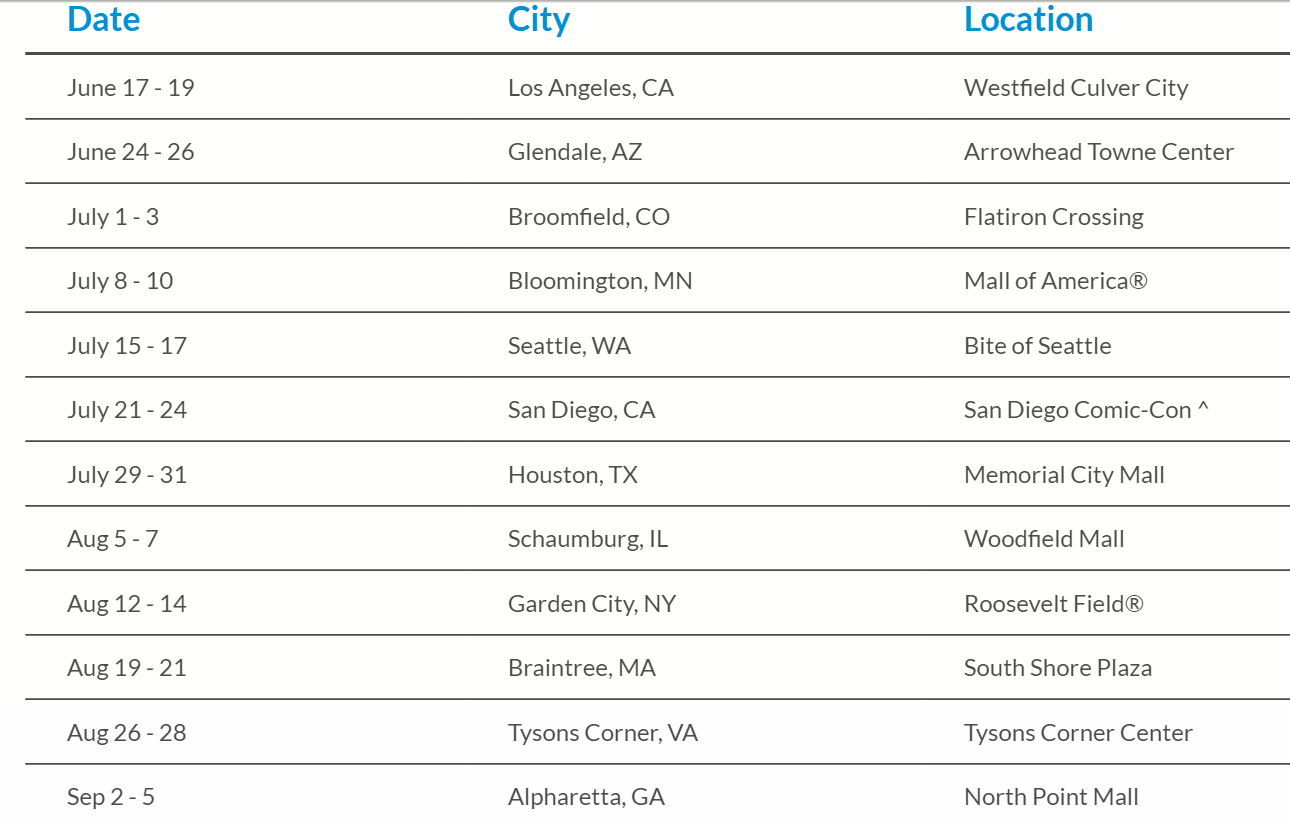 Nintendo Announces Summer 2016's Play Nintendo Tour Schedule