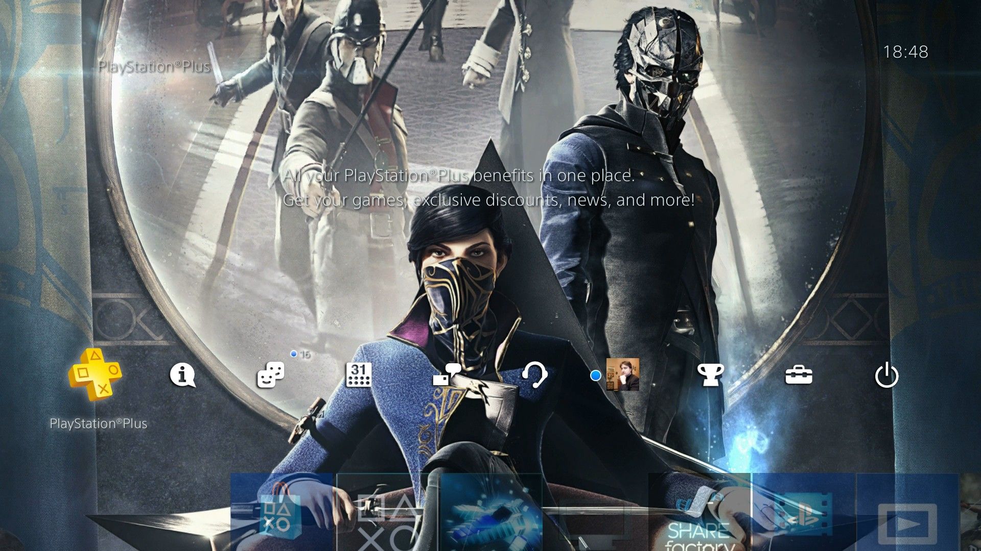 Dishonored 2 Gets Three PS4 Dynamic Themes for Free, and They're ...