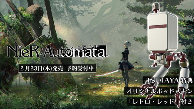 NieR: Automata Gets Pod Skins Aplenty and Machine Life Form Mask as Bonuses
